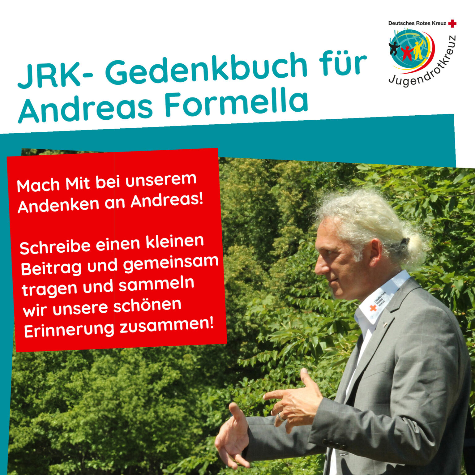 Gedenkbuch für Andreas Formella | Badisches Jugendrotkreuz